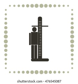 Body Height Icon Stock Vector (Royalty Free) 476545087 | Shutterstock