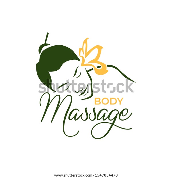 Body Massage Logo Vector Illustration Stock Vector Royalty Free 1547854478 Shutterstock