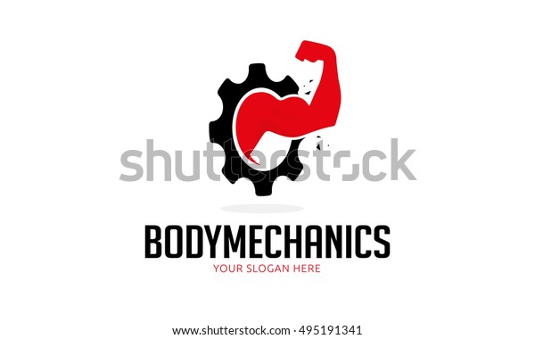Body Mechanics Logo Stock Vector (Royalty Free) 495191341 | Shutterstock