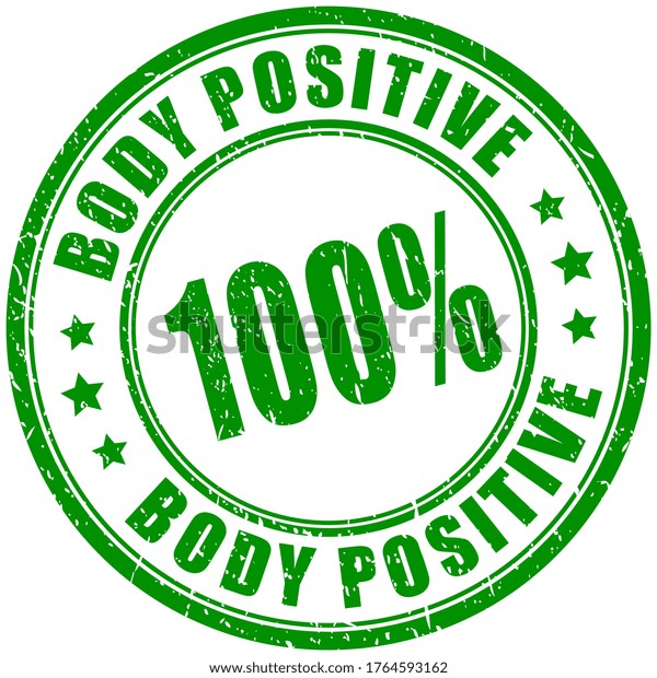 Body Positive Vector Stamp On White Stock Vector (Royalty Free ...