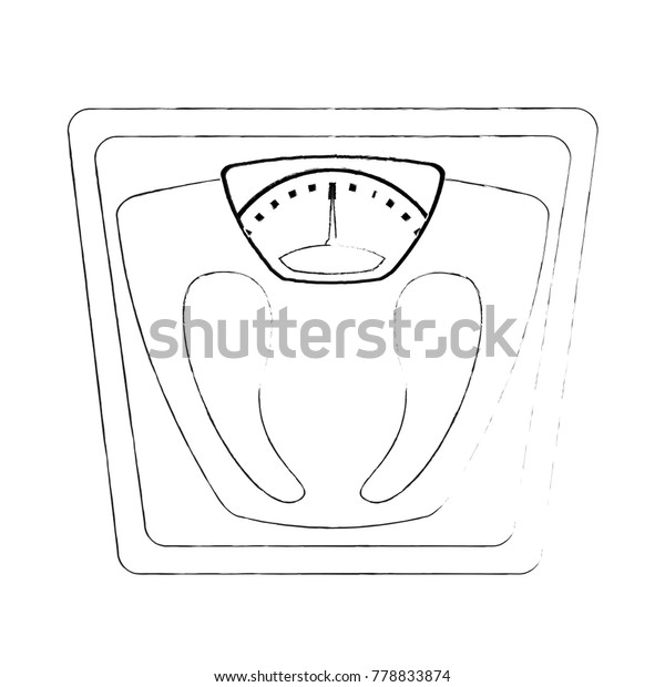 Body Weight Balance Stock Vector (Royalty Free) 778833874