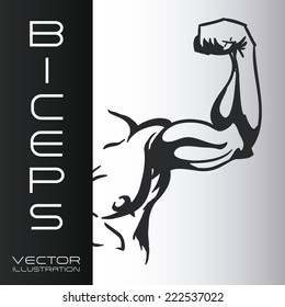 Bodybuilding Graphic Design Vector Illustration Stock Vector (Royalty ...