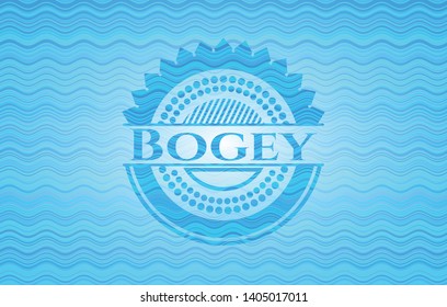 Bogey Water Representation Emblem Background Vector Stock Vector ...