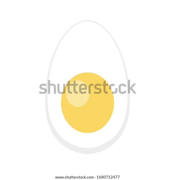 Boiled Egg Vector Wallpaper Symbol Logo Stock Vector (Royalty Free ...