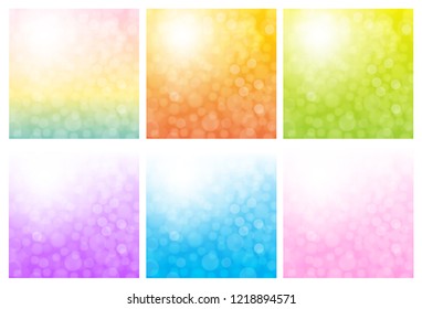 Bokeh Background Color Stock Vector (Royalty Free) 1218894571 ...