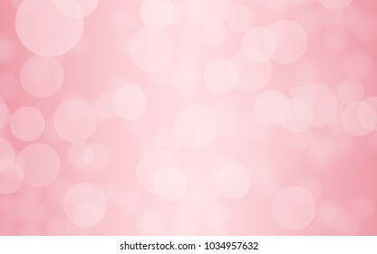 Bokeh Background Pink Soft Light Template Stock Vector (Royalty Free ...