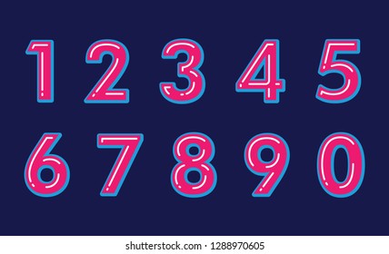 Bold Display Font Characters Stock Vector (Royalty Free) 1288970605 ...