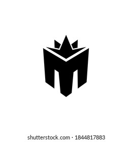Bold Letter M Vector Logo Template Stock Vector (Royalty Free ...