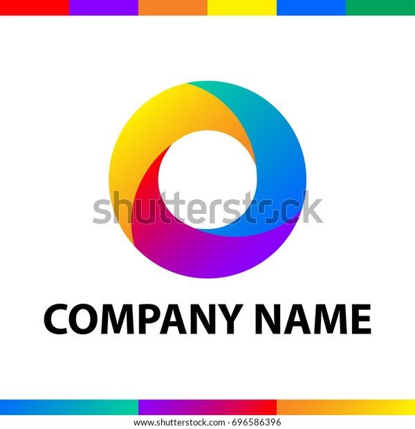 Bold Letter O Logo Design Abstract Stock Vector (Royalty Free ...