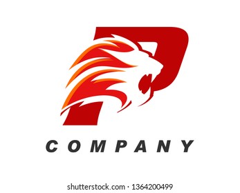 Bold Strong Illustration Logo Design Initial Stock Vector (Royalty Free ...