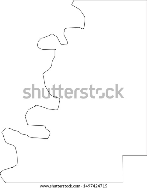 Bolivar County Map State Mississippi Stock Vector (Royalty Free ...