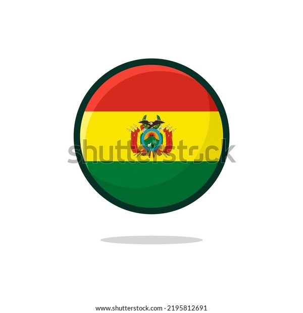 Bolivia Flag Icon Bolivia Flag Flat Stock Vector (Royalty Free ...