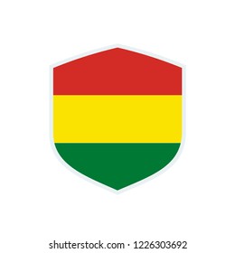 Bolivia Flag Shield Sign Vector Stock Vector (Royalty Free) 674677759 ...