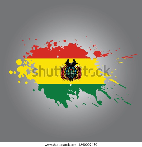 Bolivia Vector Paint Stain: เวกเตอร์สต็อก (ปลอดค่าลิขสิทธิ์) 1240009450 ...