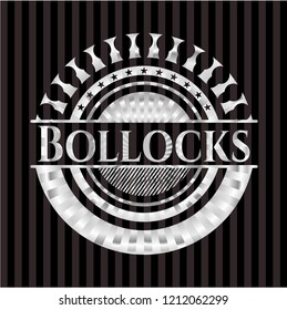 Bollocks Silver Emblem Stock Vector (Royalty Free) 1212062299 ...