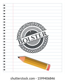Bolster Draw Pencil Effect Vector Illustration Stock Vector (Royalty ...