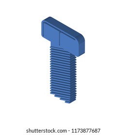Bolt Isometric Left Top View 3d Stock Vector (Royalty Free) 1173877687 ...