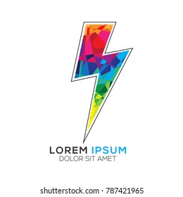 Bolt Logo Vector Design Stock Vector (Royalty Free) 787421965