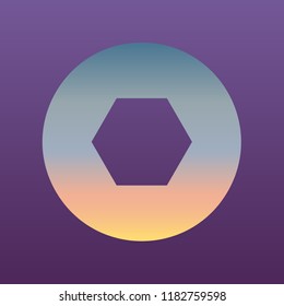 Bolts Screws Hexagonal Head Icon Vector: vetor stock (livre de direitos ...