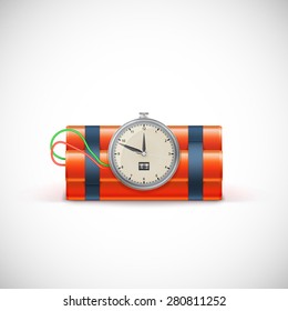 Bomb Clock Timer Vector Stock Vector (Royalty Free) 570455401 ...