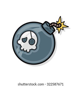 Bomb Doodle Stock Vector (Royalty Free) 322587671 | Shutterstock