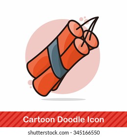 Bomb Doodle Stock Vector (Royalty Free) 345166550 | Shutterstock