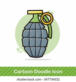 Bomb Doodle Stock Vector (Royalty Free) 347734532 | Shutterstock