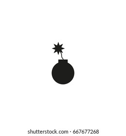 Bomb Icon Stock Vector (Royalty Free) 667677268 | Shutterstock