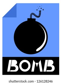 Bomb Letter Stock Vector (Royalty Free) 126128246 | Shutterstock