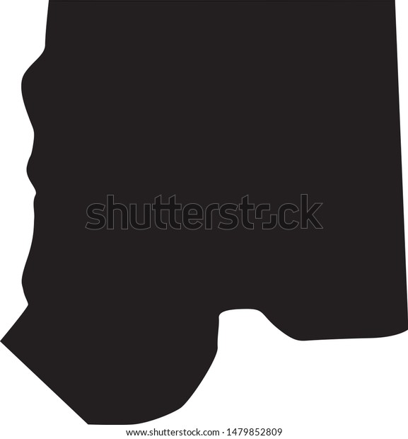 Bon Homme County Map State South: vector de stock (libre de regalías ...