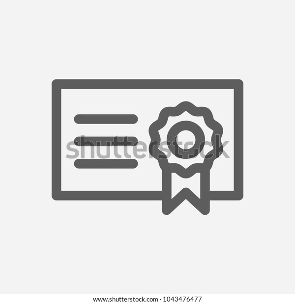 Bond Icon Line Symbol Isolated Vector Stock Vector (Royalty Free ...