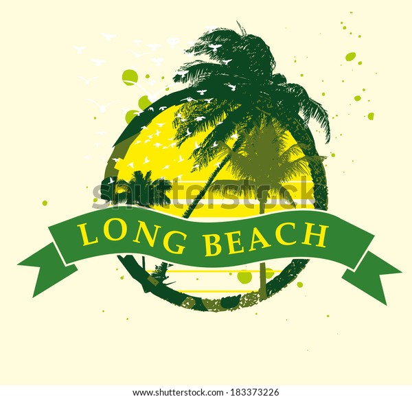 Bondi Beach Sydney Australia Vector Art Stock Vector (Royalty Free ...