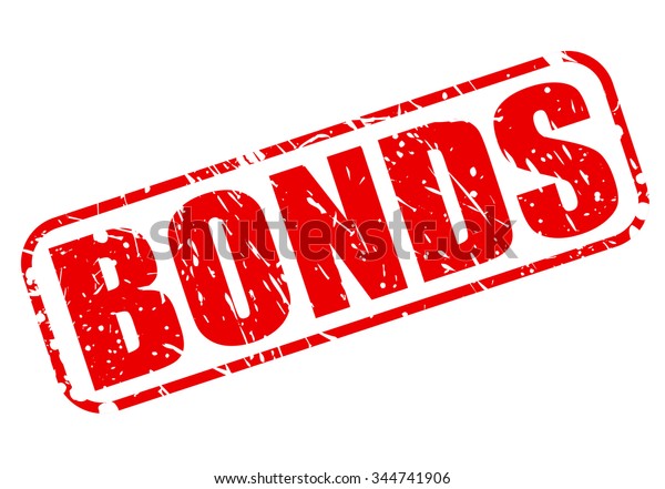 Bonds Red Stamp Text On White Stock Vector (Royalty Free) 344741906 ...