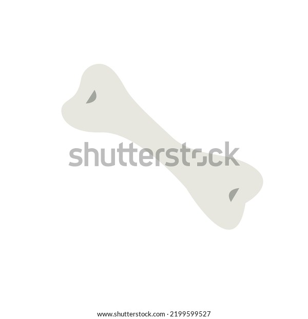 Bone Dog Vector Illustration Isolated On Stock Vector (Royalty Free ...