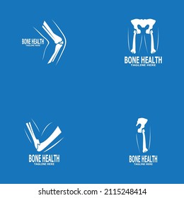Bone Health Logo Vector Illustration Stock Vector (Royalty Free ...