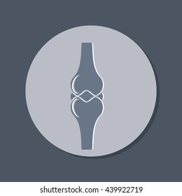 Bone Joint Symbol Skeleton Anatomy Symbol Stock Vector (Royalty Free ...