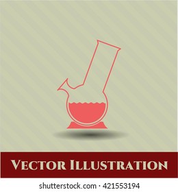 Bong Marijuana Icon Vector Symbol Flat Stock Vector (Royalty Free ...