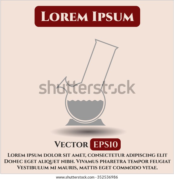 Bong Marijuana Symbol Stock Vector (Royalty Free) 352536986 | Shutterstock