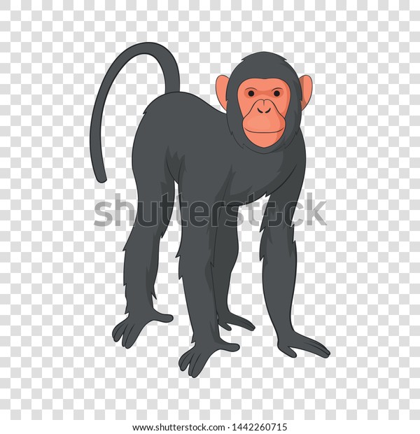 Bonobo Monkey Icon Cartoon Illustration Bonobo Stock Vector (Royalty ...