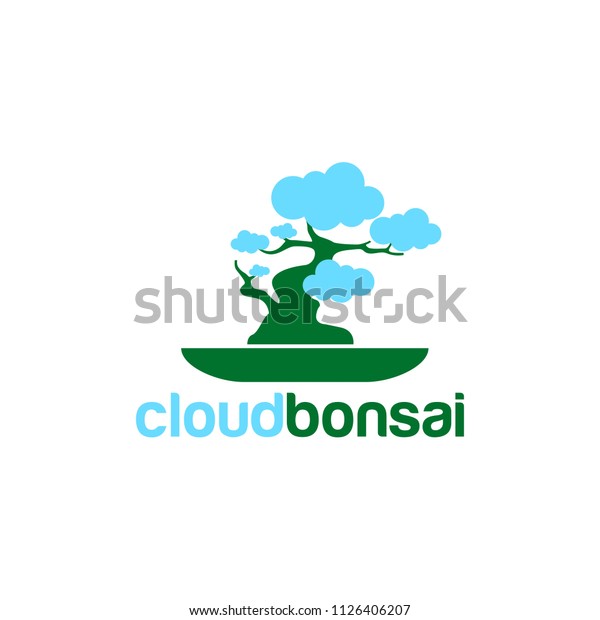 Bonsai Logo Design Stock Vector (Royalty Free) 1126406207 | Shutterstock