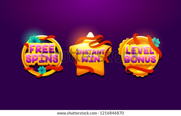 Bonus Medals Design Project Ui Casino Stock Vector (Royalty Free ...