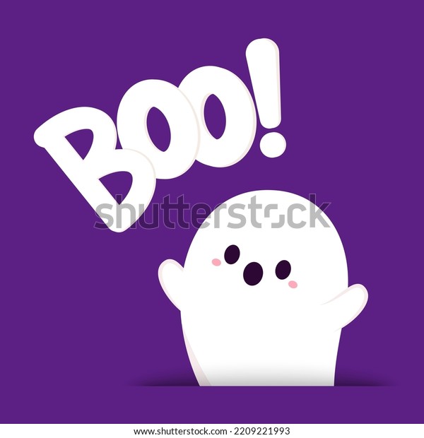 Boo Calligraphy Text Design Bat Spider Stock Vector (Royalty Free ...