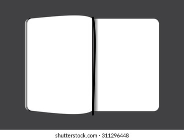 Book Blank White Bookmark Stock Vector (Royalty Free) 311296448 ...