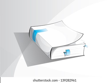 Book Blue Labels Eps 10 Stock Vector (Royalty Free) 139282961 ...