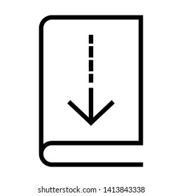 Book Borrow Icon Vector Stock Vector (Royalty Free) 1413843338 ...