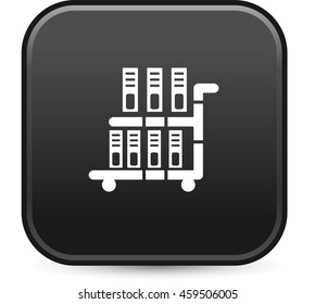 Book Cart Icon Stock Vector (Royalty Free) 459506005 | Shutterstock