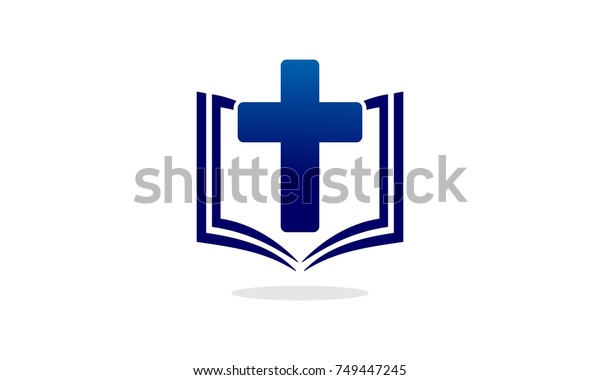 Book Christian Logo Stock Vector (Royalty Free) 749447245 | Shutterstock