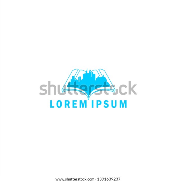 Book City Blue Logo Stock Vector (Royalty Free) 1391639237 | Shutterstock
