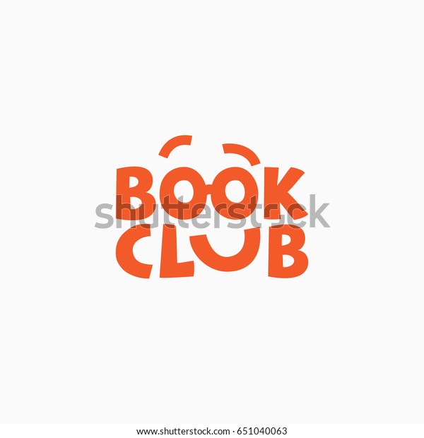 Book Club Logo Template Design Vector Stock Vector (Royalty Free) 651040063