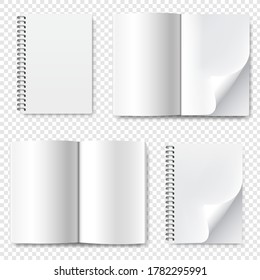 Book Collection Set Isolated Transparent Background Stock Vector ...